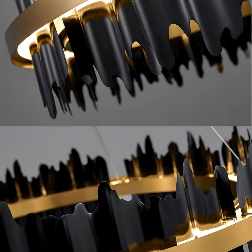 Cryptic | Modern Black Designer Chandelier | ZENDUCE