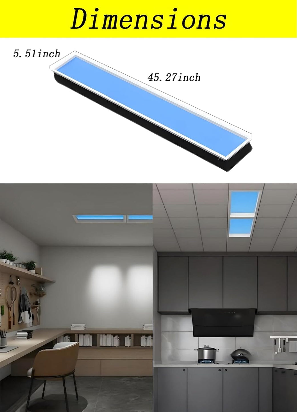 Azure - Artificial Indoor Color Changeable and Dimmable Skylight