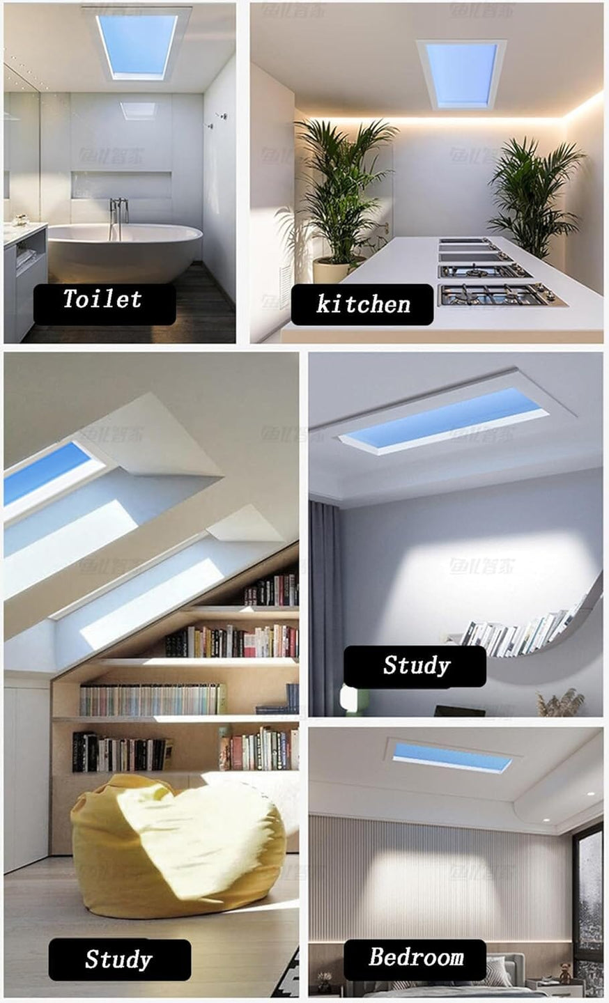 Azure - Artificial Indoor Color Changeable and Dimmable Skylight