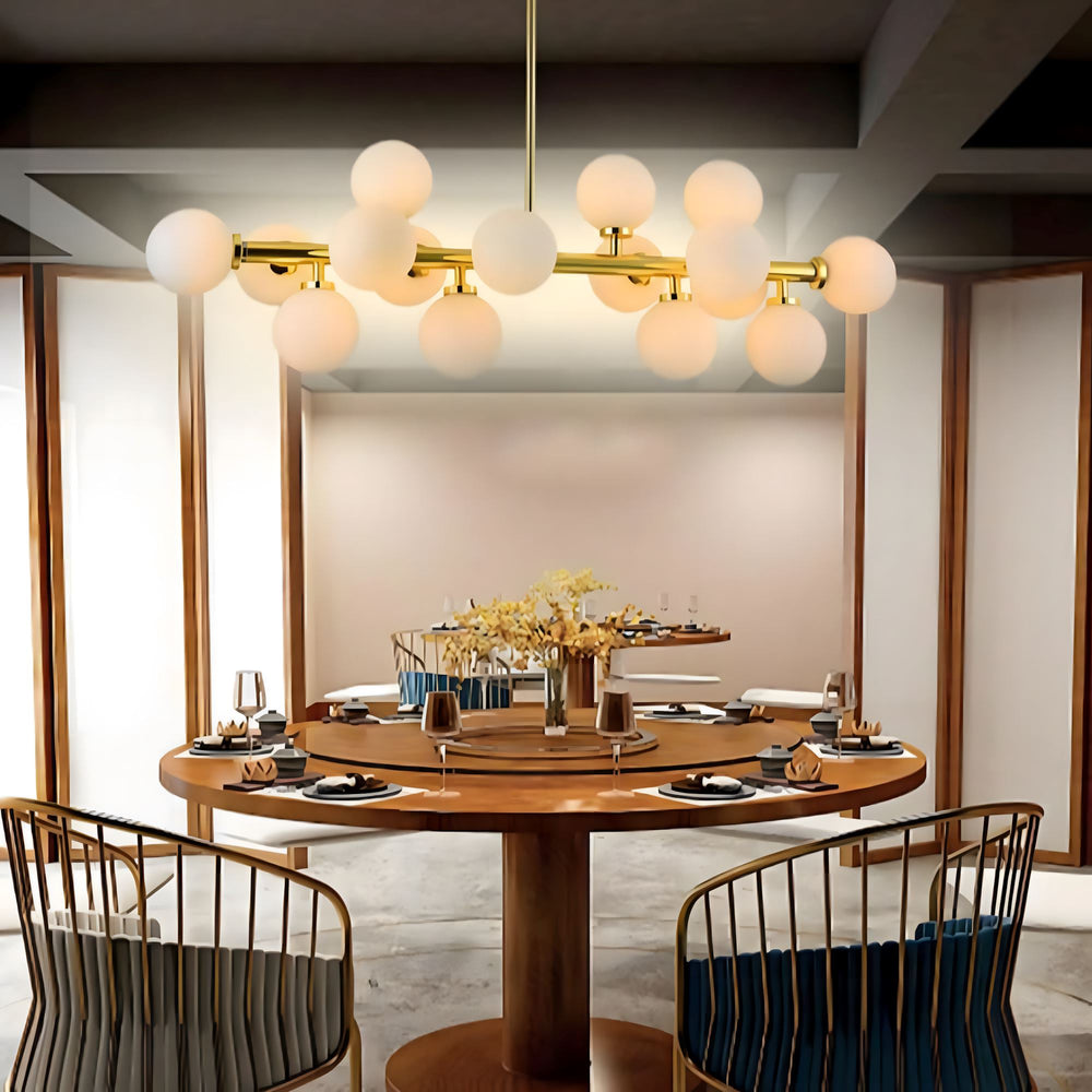 Glass Globes Modern LED Horizontal Globe Pendant Light | ZENDUCE