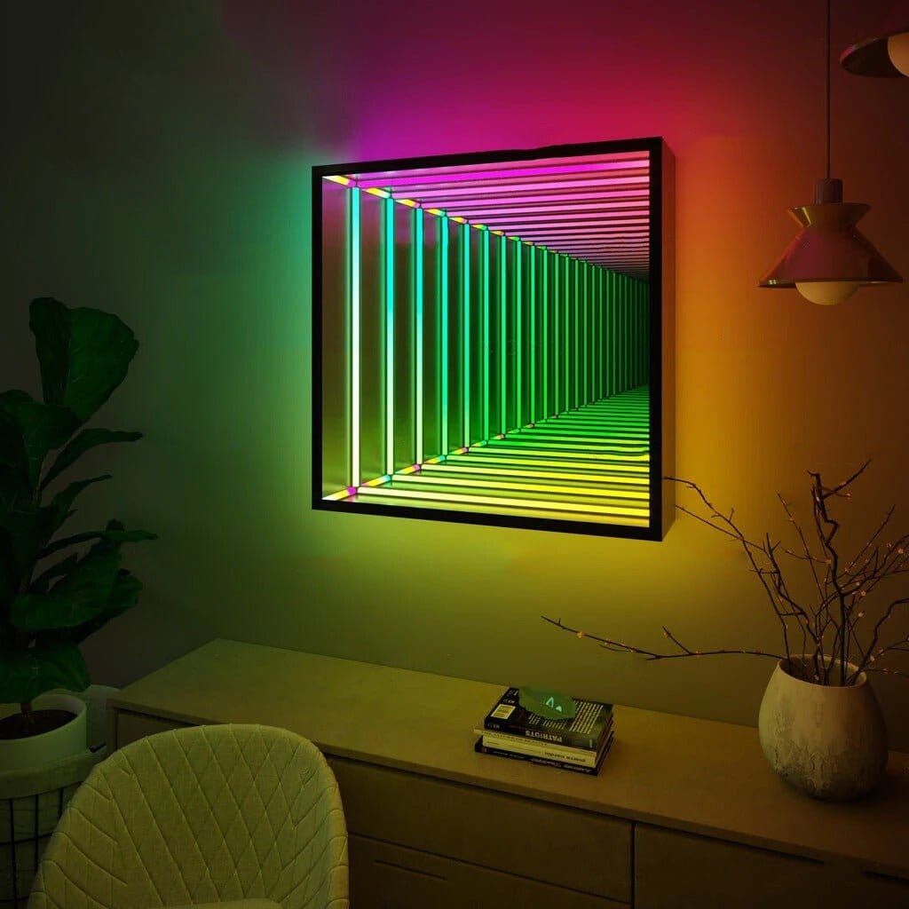 Quadrix - Square RGB Dimmable Infinity Mirror