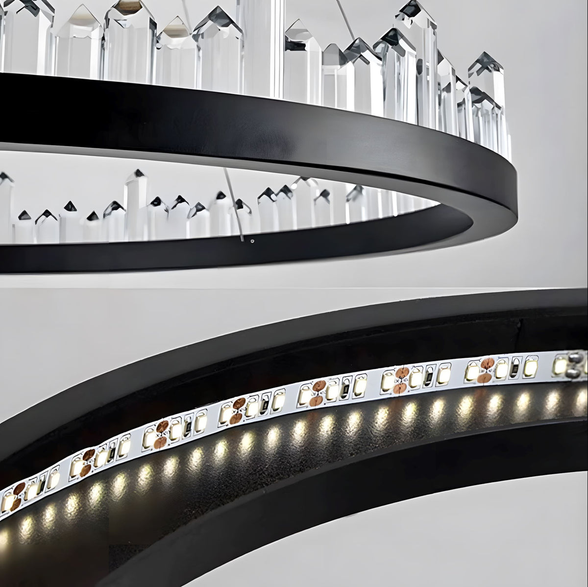 Skyline Nordic Crystal Ring LED Chandelier | ZENDUCE