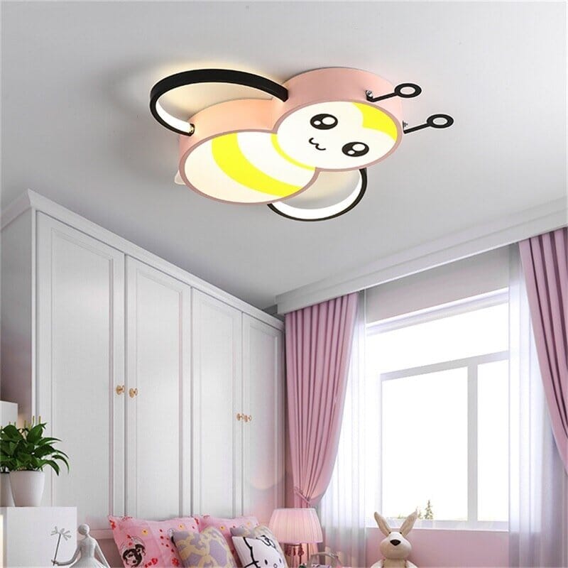 kids-honey-bee-ceiling-light-kids-room-decor-lights-kids-room-nursery ...