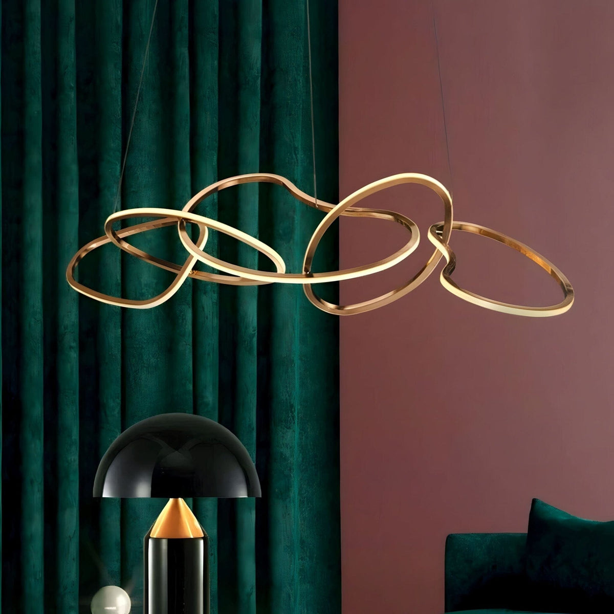 Solara Nordic Stainless Steel Minimalist Chandelier | ZENDUCE