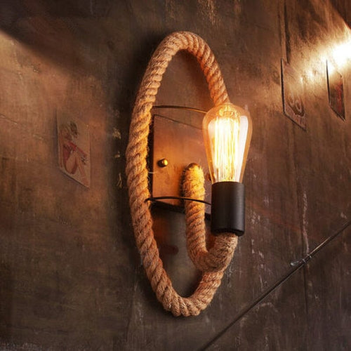 The Porthole - Rope Wall Lamp | ZENDUCE